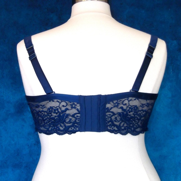 Cacique | Intimates & Sleepwear | Cacique Blue Lace Bra 44ddd | Poshmark